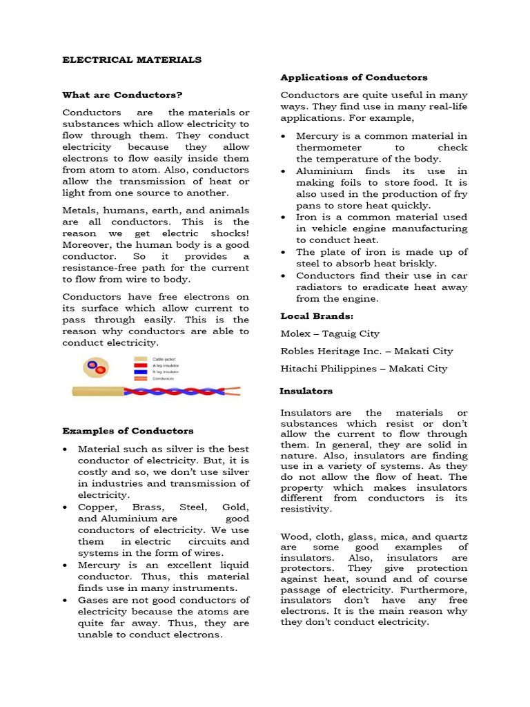 Electrical Materials | PDF