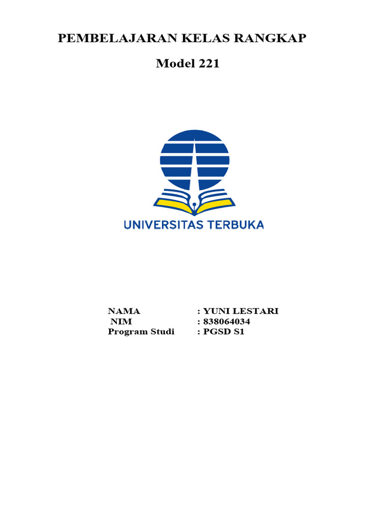 RPP Kelas Rangkap Model 221 | PDF