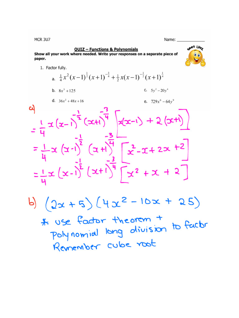Quiz 1 Solutions 2 | PDF | Numerical Analysis | Combinatorics