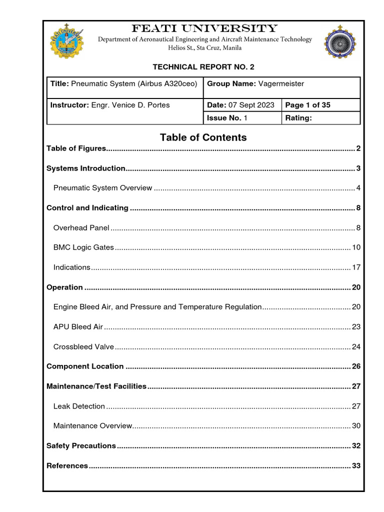 Technical Report- Pneumatic System | PDF