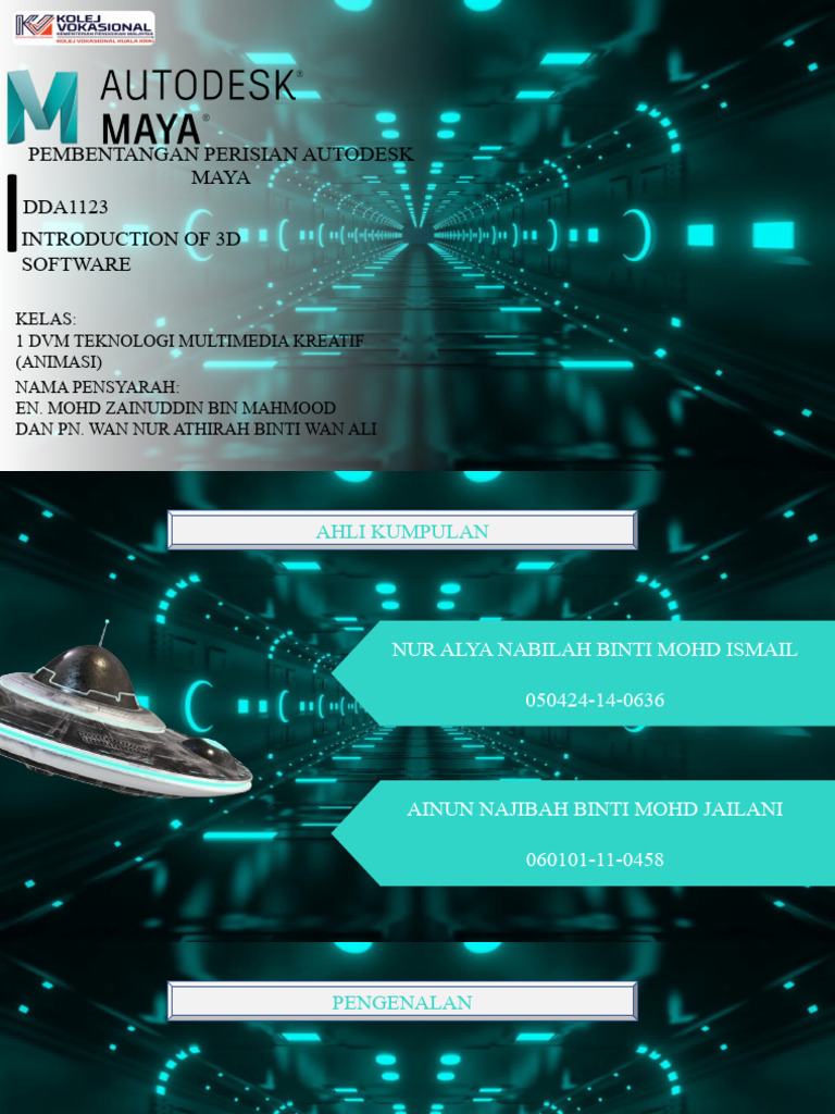Pembentangan Perisian Autodesk Maya Backup | PDF