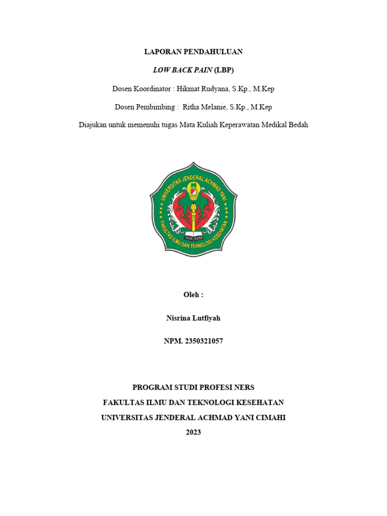 LP LBP Nisrina Lutfiyah (057) R.dahlia | PDF | Pengembangan Diri | Sains & Matematika