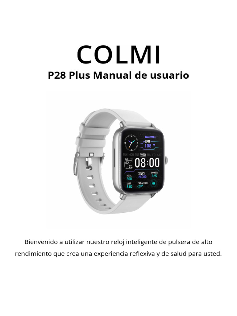 Manual de Usuario COLMI P28 Plus - Espanol | PDF