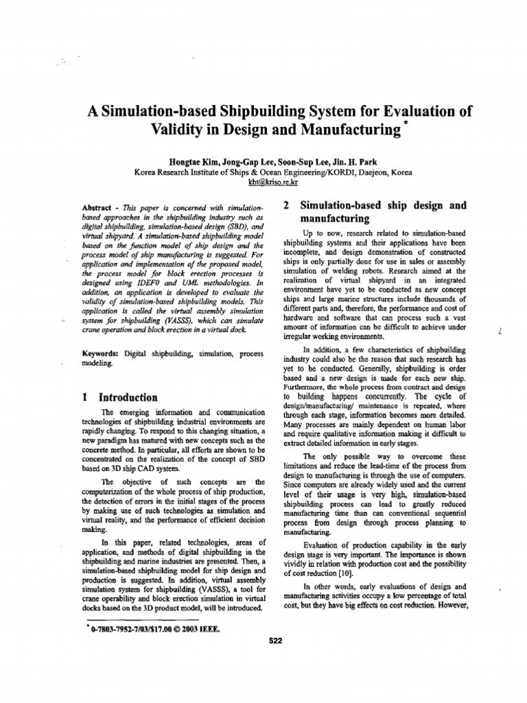 OK A-Simulationbased-Shipbuilding-System-For-Evaluation-Of-Validity | PDF | Technology & Engineering