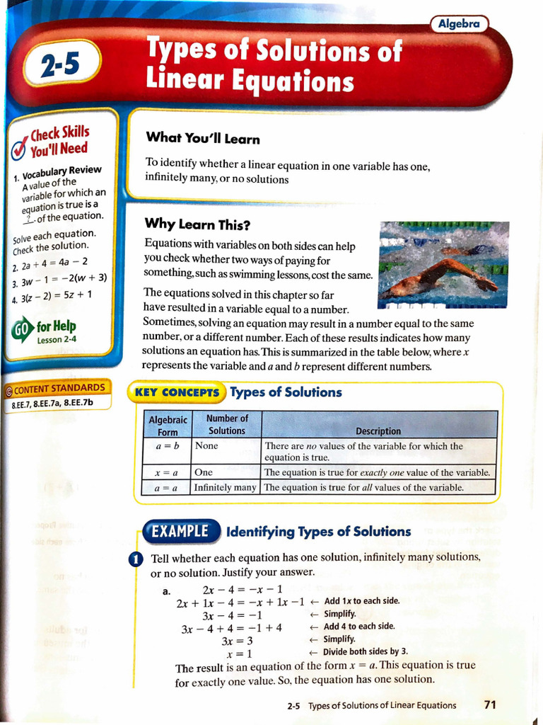 c3 Lesson 2-5 | PDF | Equations | Numbers