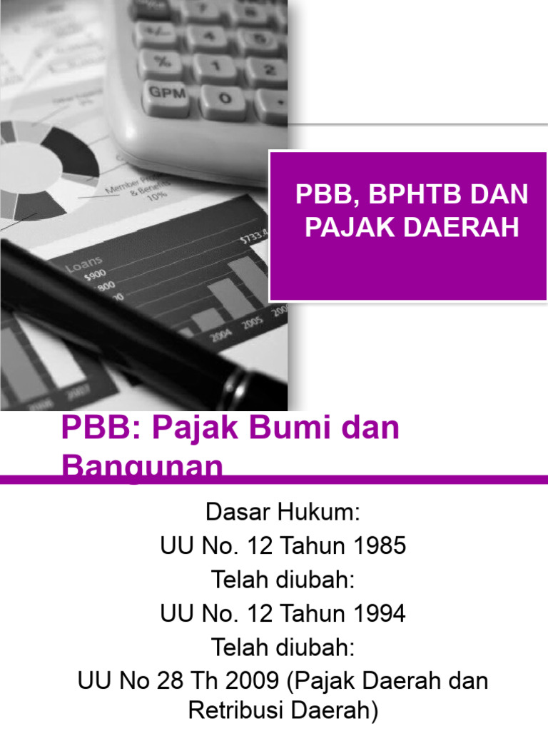 PBB Dan BPHTB | PDF | Pengelolaan Keuangan & Uang