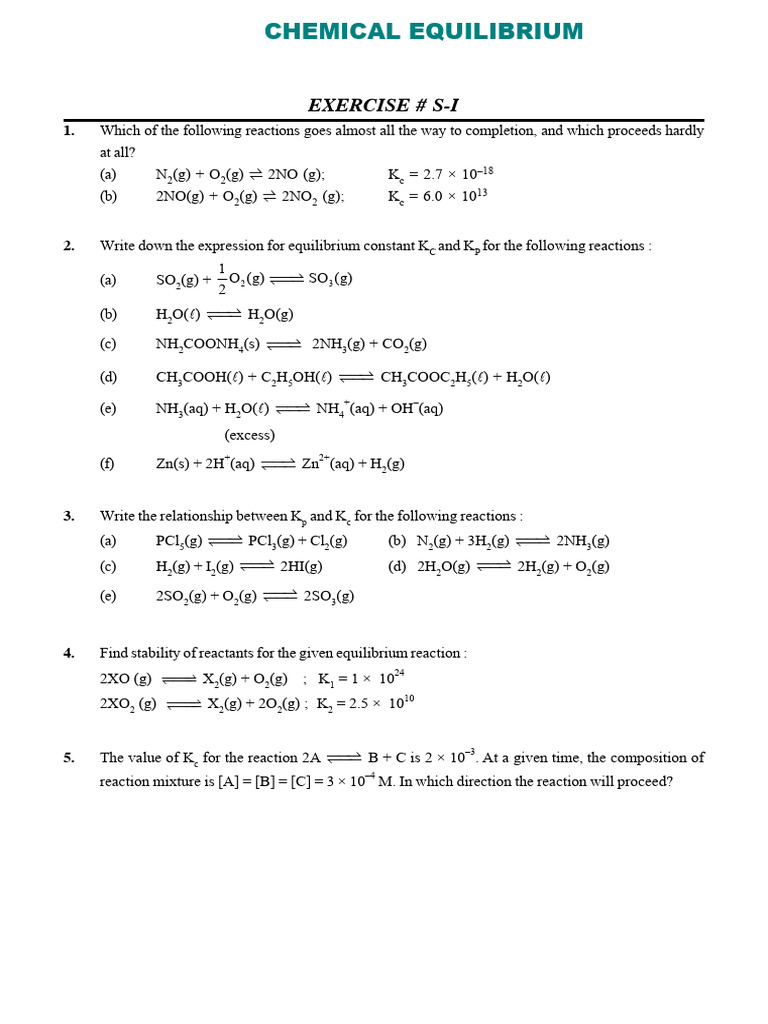 Week-5 Chemistry Sheets | PDF | Teaching Methods & Materials