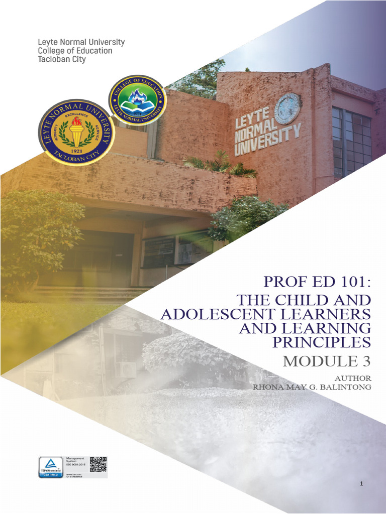 Child Ado Module 3 | PDF | Self-Improvement | Science & Mathematics