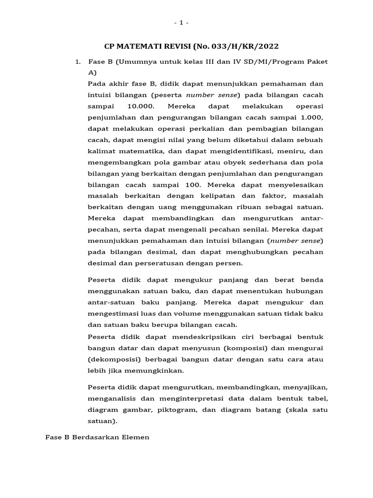 CP MATEMATKA (No. 033 - H - KR - 2022) | PDF