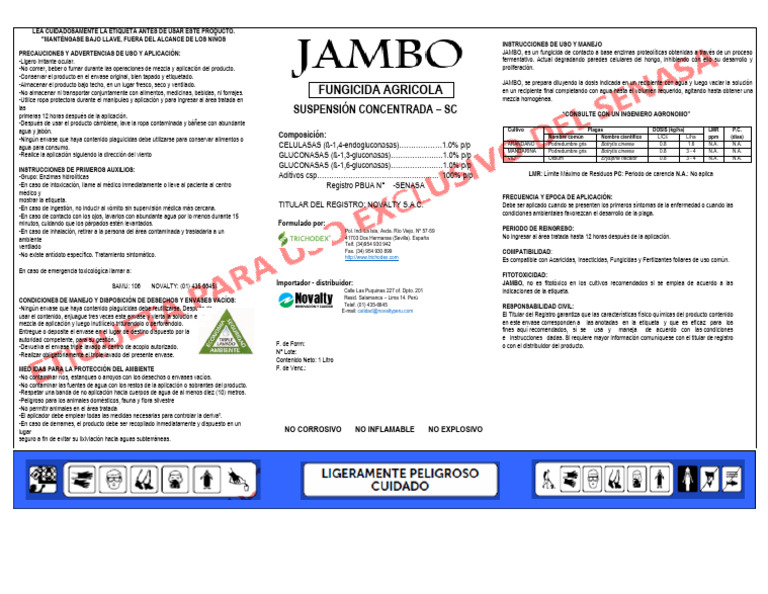Jambo 1L | PDF | Agua | Residuos