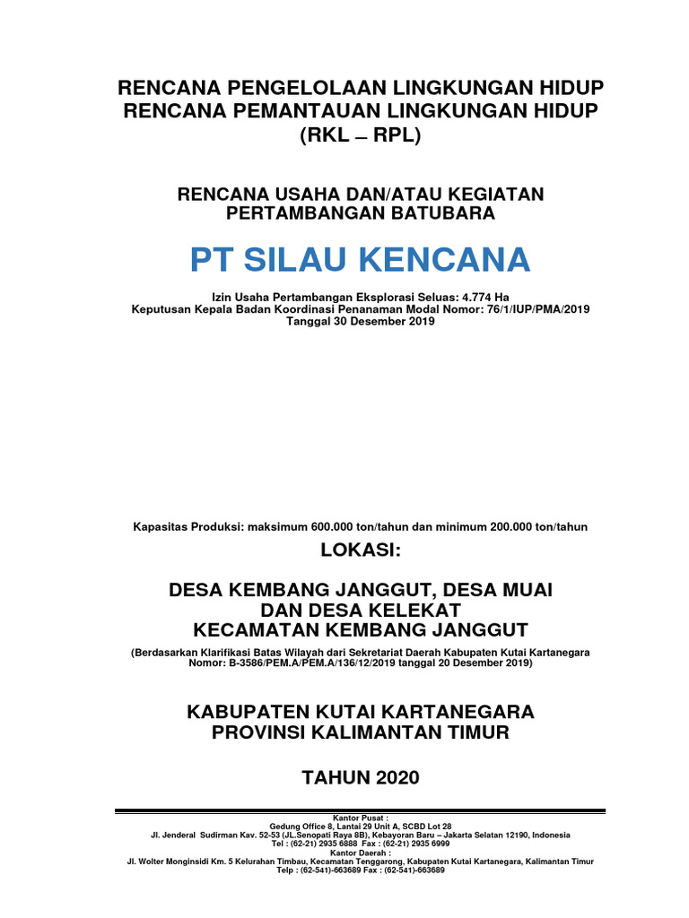 RKL-RPL Final PTSK - 2020 | PDF | Bisnis | Sains & Matematika