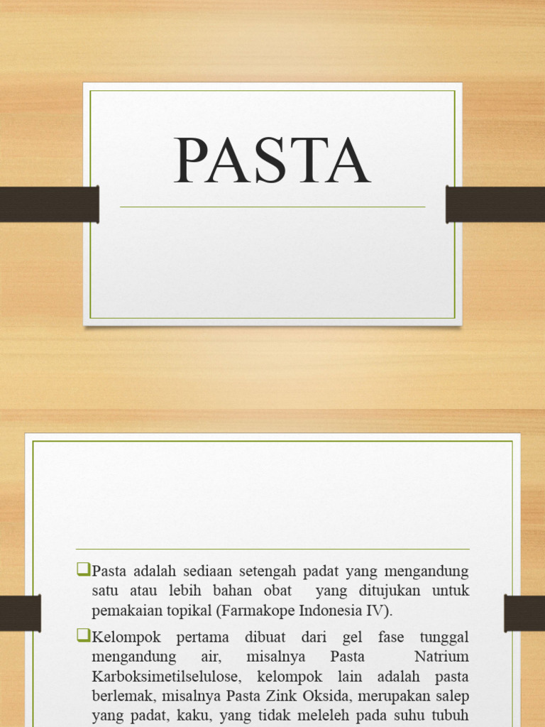 Pasta | PDF