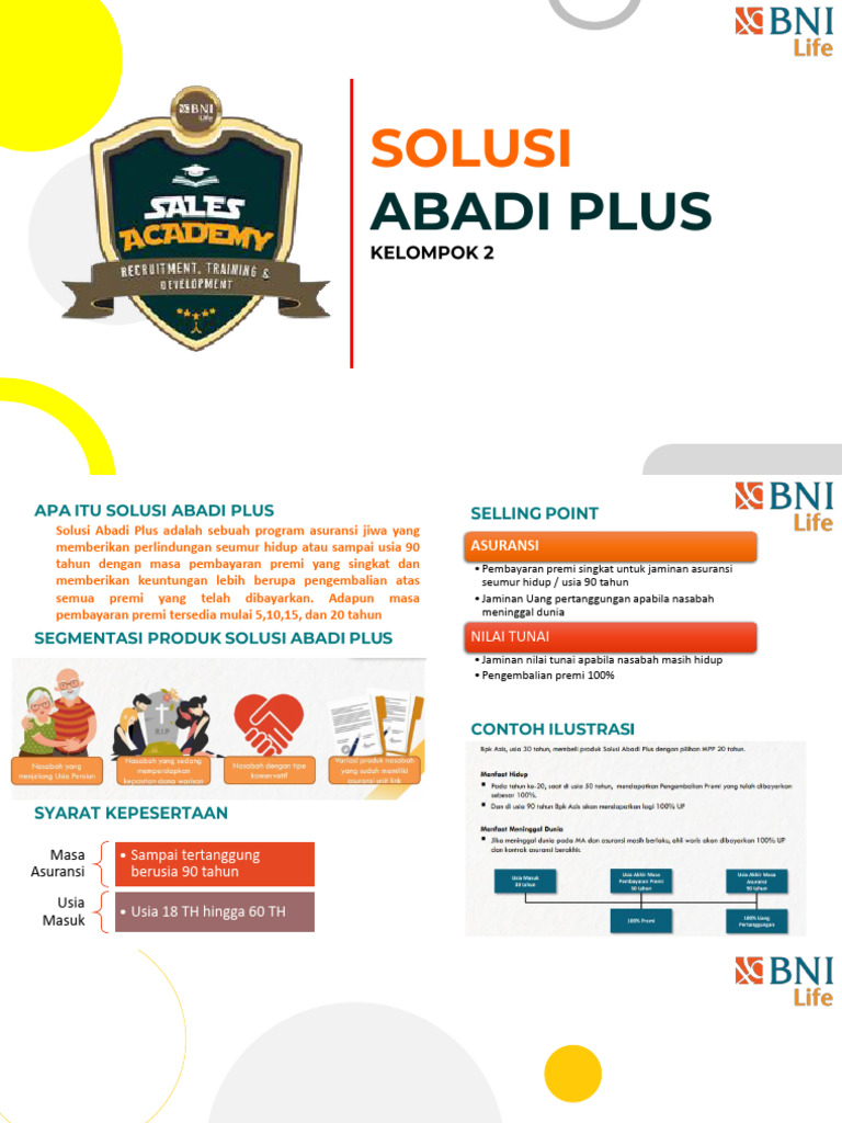 Solusi Abadi Plus | PDF