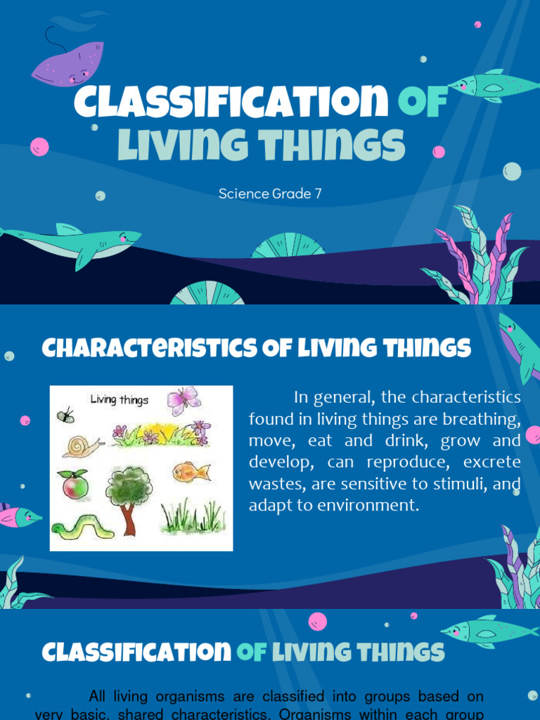 Classification of Living Things | PDF