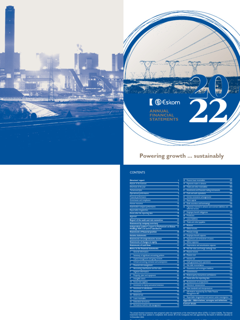 Eskom AFS 2022 | PDF