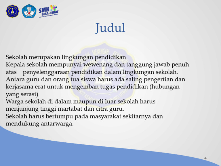 Template PPT Sekolah | PDF