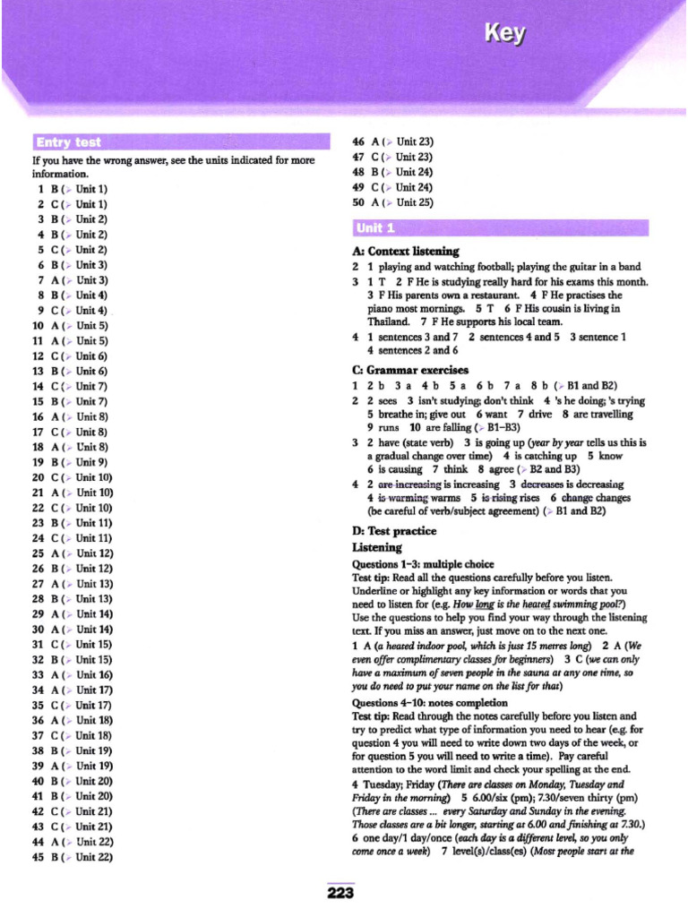 Key Cambridge | PDF