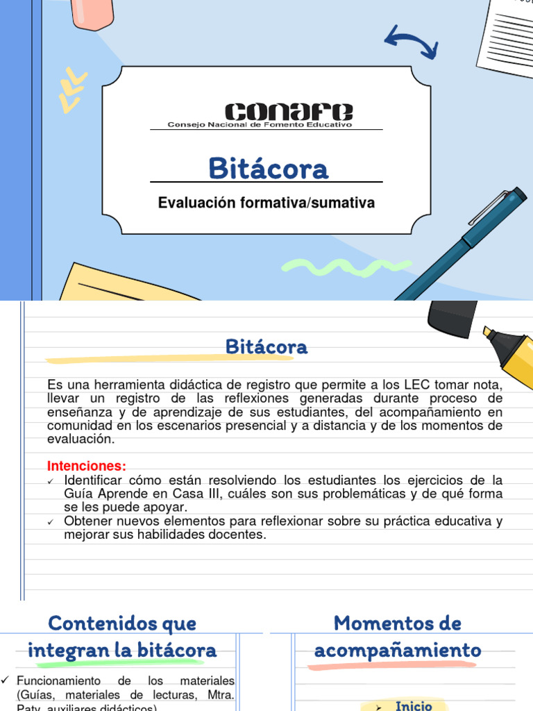 Bitacora Escolar | PDF | Evaluación | Aprendizaje