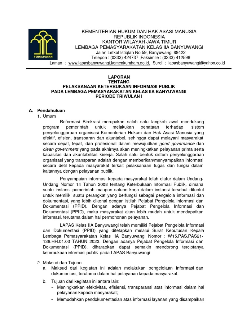 LAPORAN PPID | PDF