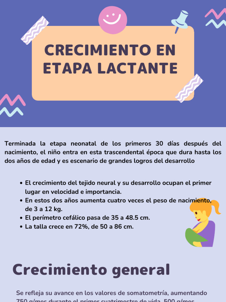 Etapa Lactante | PDF | Salud y bienestar | Ciencia y matemáticas