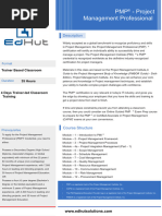 PMP Examination Content Outline - 1 | PDF