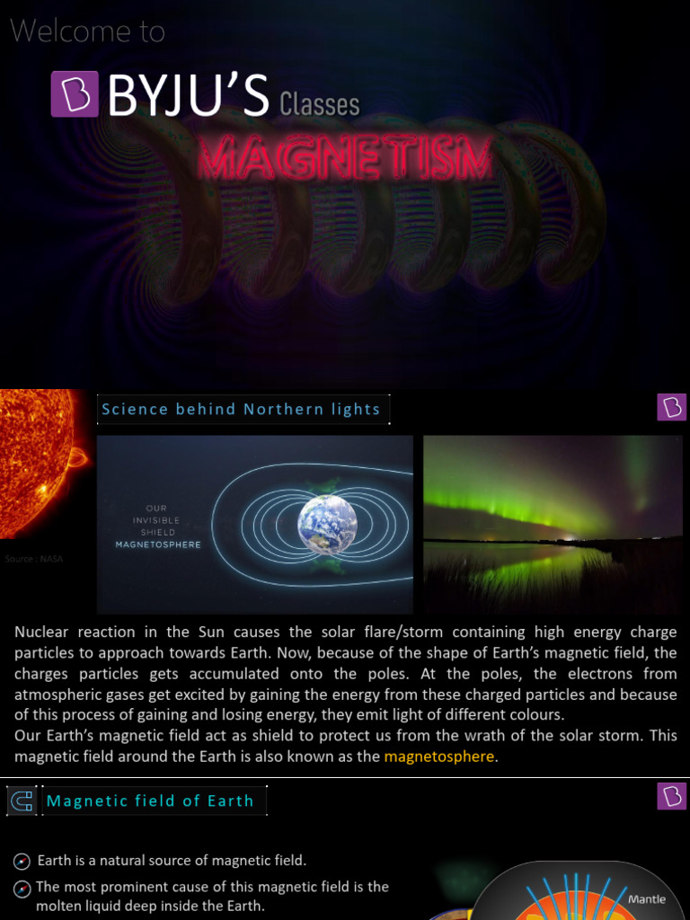 Science of Northern Lights Explained | PDF | Magnetic Field | Earth