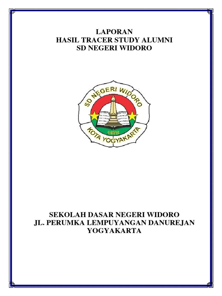 Tracer Study Alumni SD Negeri Widoro | PDF