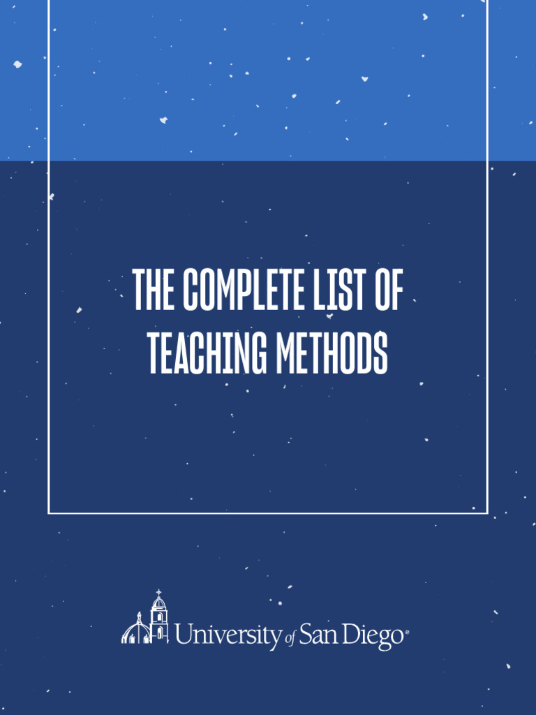 Complete List of Teaching Methods | PDF