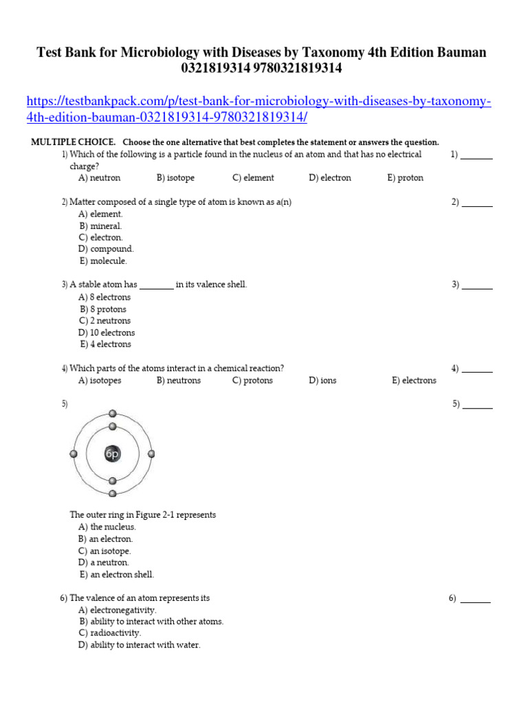 Microbiology With Diseases by Taxonomy 4th Edition Bauman 0321819314 ...