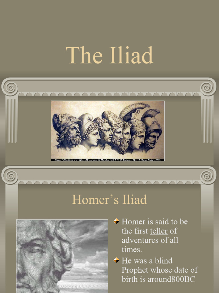 Iliad PPT | PDF | Paris (Mythology) | Trojan War