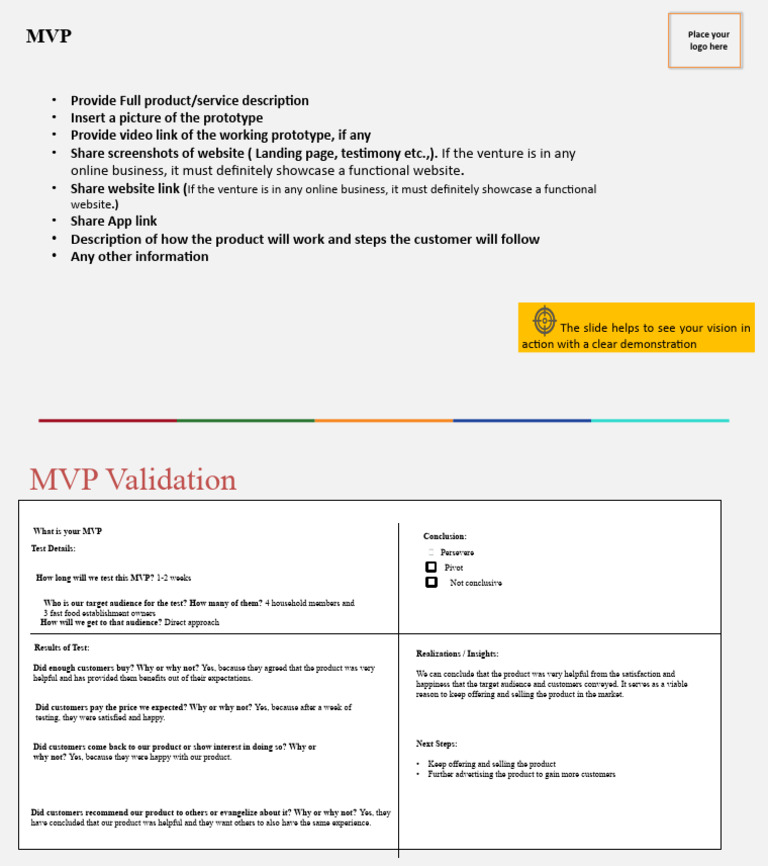 MVP Validation | PDF