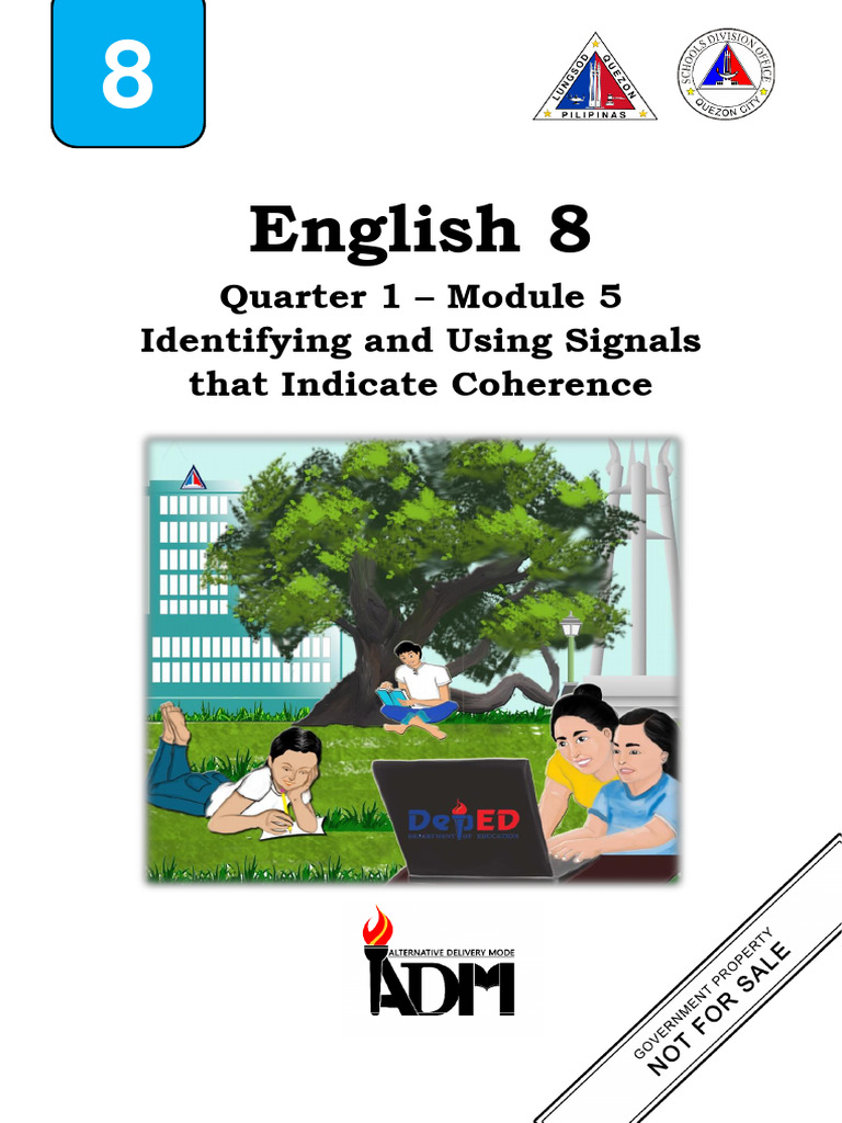 ENGLISH-8 - Q1 MODULE-5-5 Transitionsignals v4B | PDF