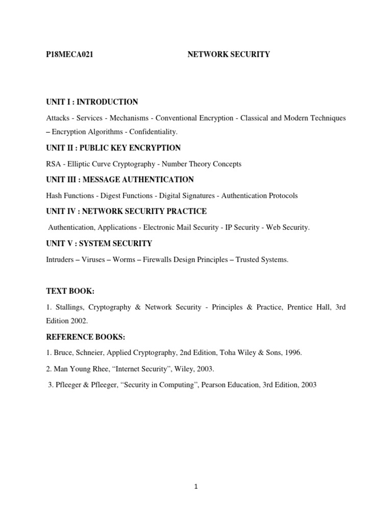 Network Security | PDF