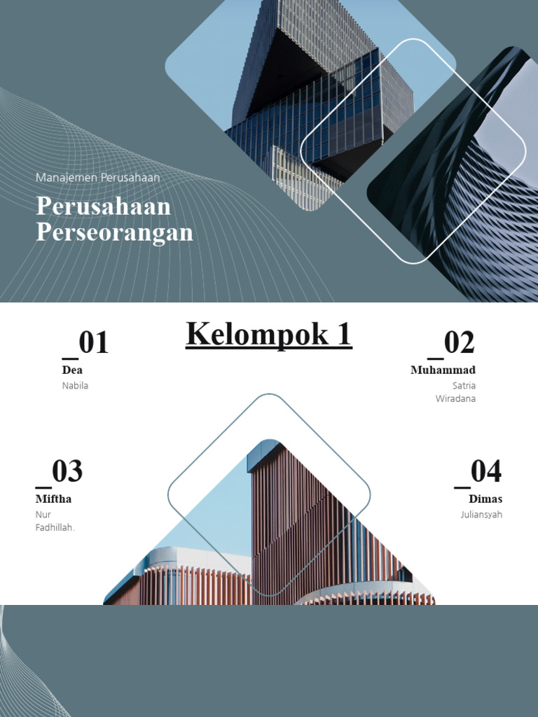 Kelompok 1 Perusahaan Perseorangan | PDF | Pengelolaan Keuangan & Uang
