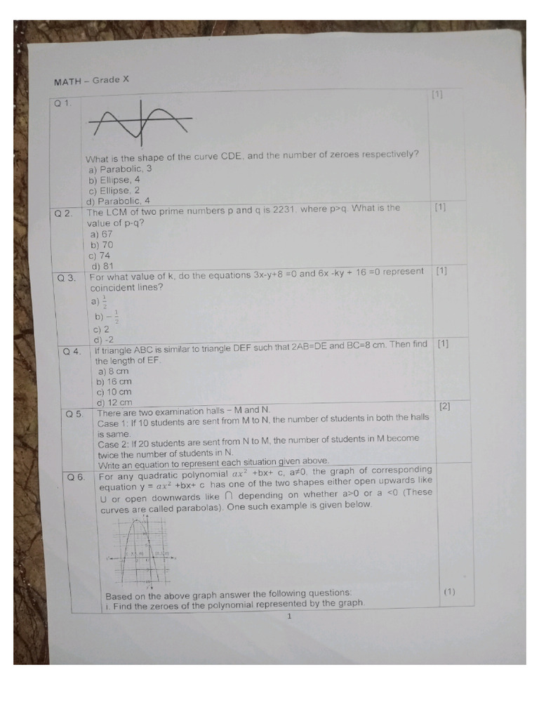 Maths Worksheet | PDF