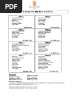 Hi Tea Menu Updated | PDF