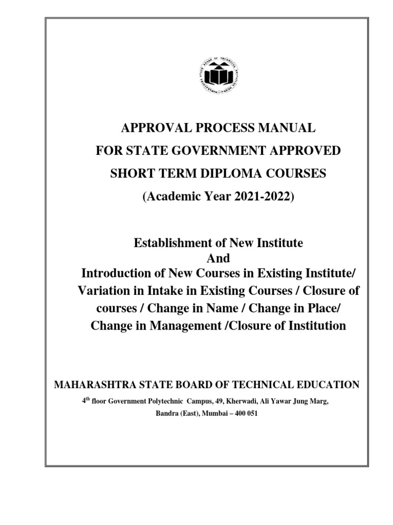 Approval Process Manual | PDF