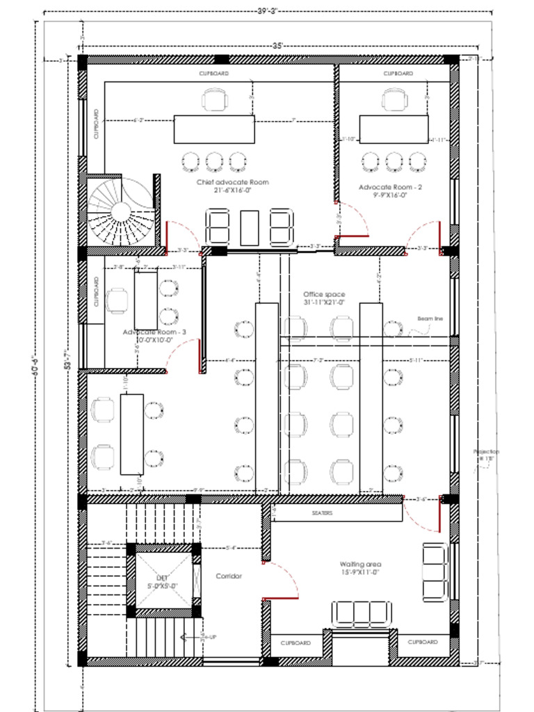 Small Law Office Floor Plan Layout | PDF