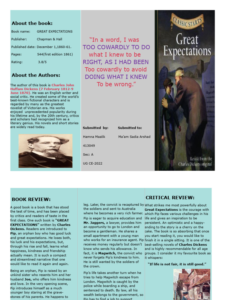 Great Expectations Book Review | PDF