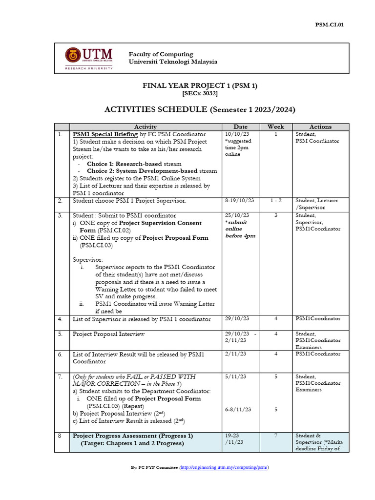 PSM1 Calendar 20232024 1 v2 1 | PDF