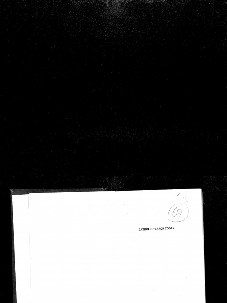 Avro Manhattan - Catholic Terror Today | PDF