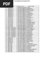 Udise Codes of High Schools | PDF