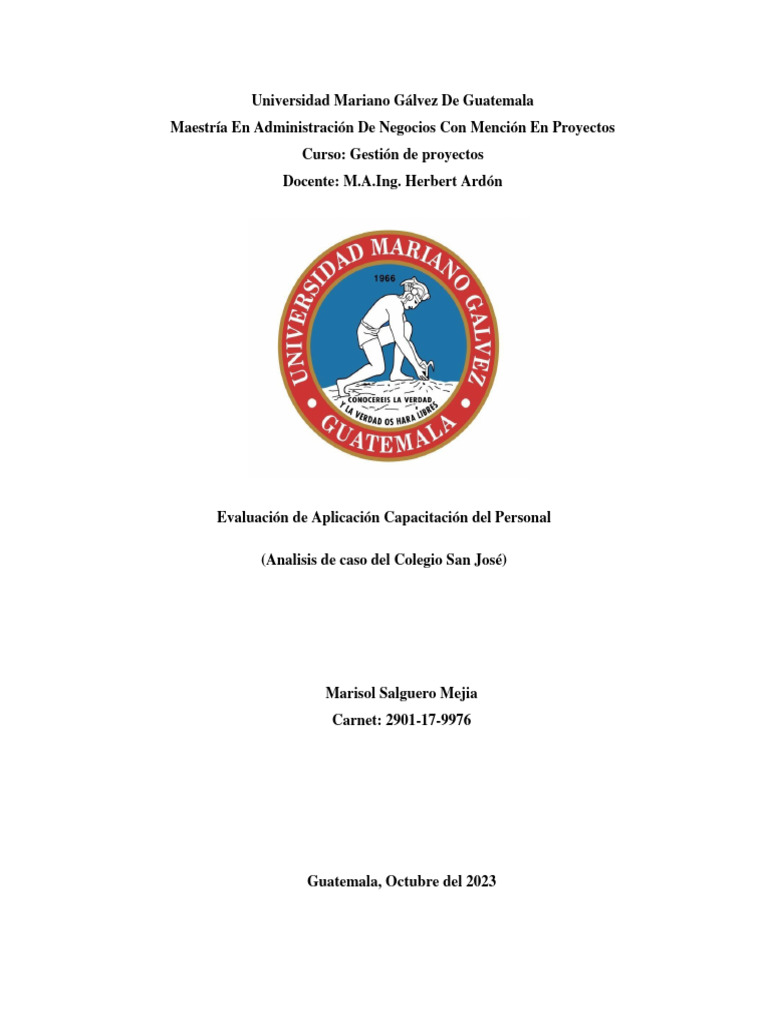 Caso Individual Umg Marisol | PDF