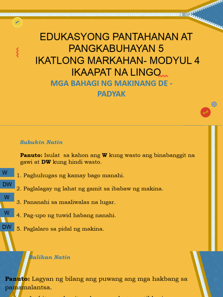 Epp Q3 Modyul 3 Ikaapat Na Linggo 2 | PDF