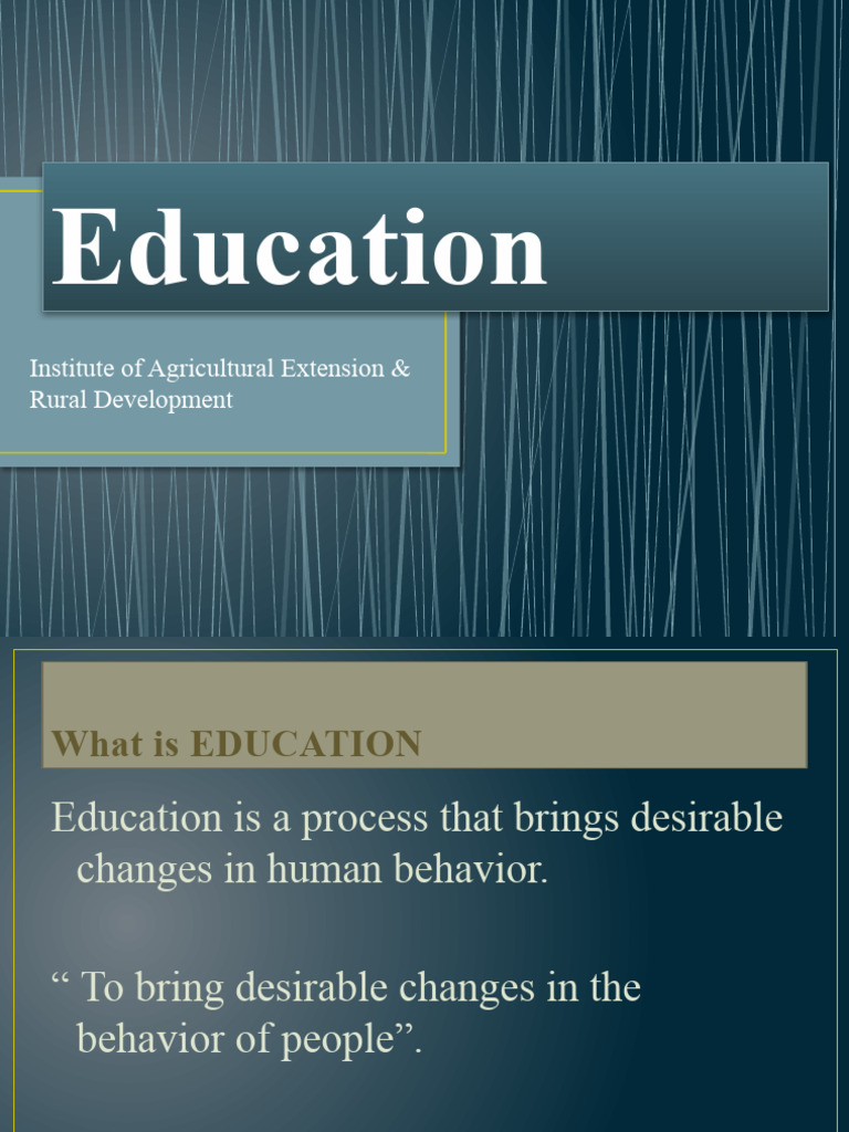 Education for Rural Development | PDF | Self-Improvement | Wellness