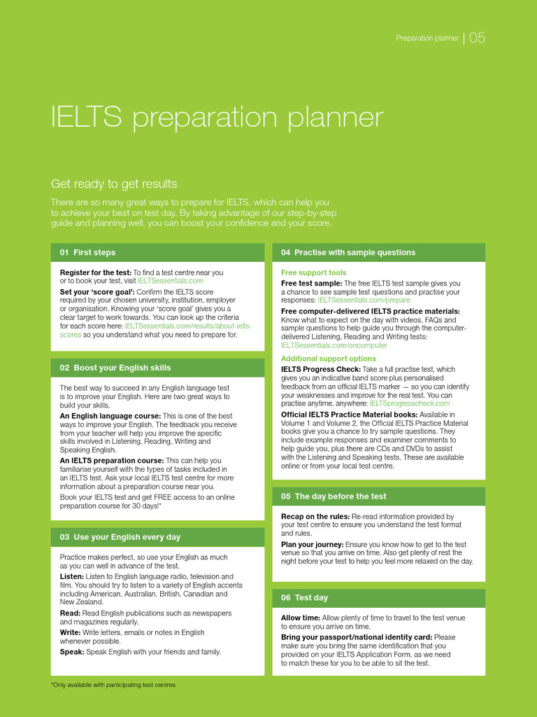 IELTS Test Prep & Scoring Guide | PDF | Career & Growth | Language Arts ...