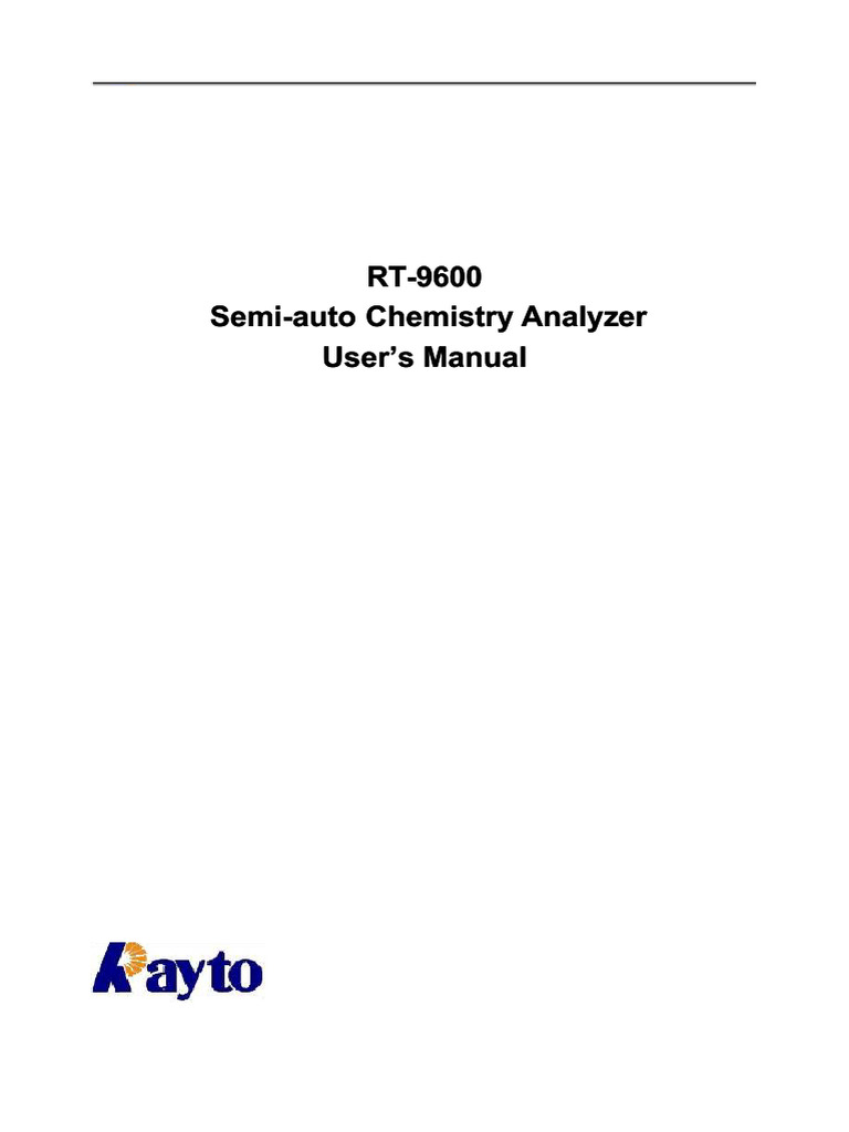 User Manual 9600 | PDF