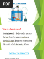 Bomb Calorimeter With Diagram | PDF