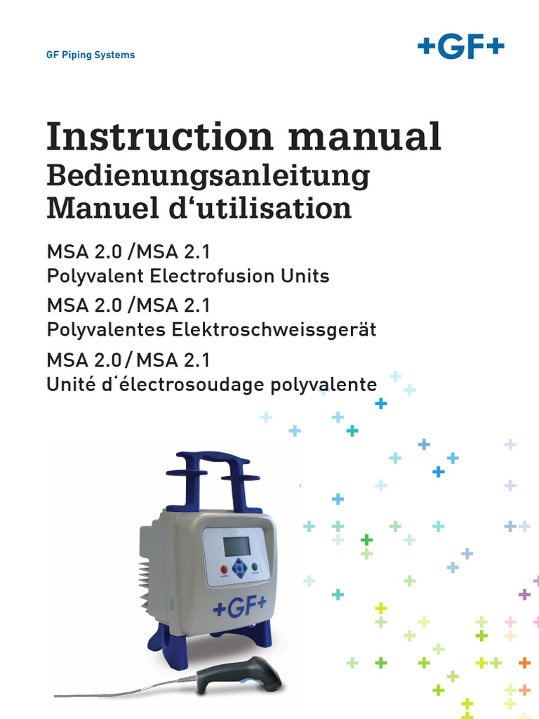 Gfps Instruction Manual Msa 2 Eng de FR | PDF | Barcode | Image Scanner Gfps Instruction Manual Msa 2 Eng de FR | PDF | Barcode | Image Scanner