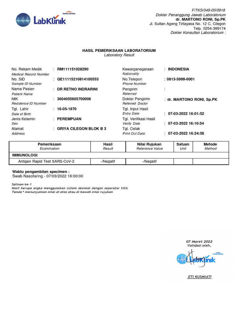 Antigen KF 140 | PDF